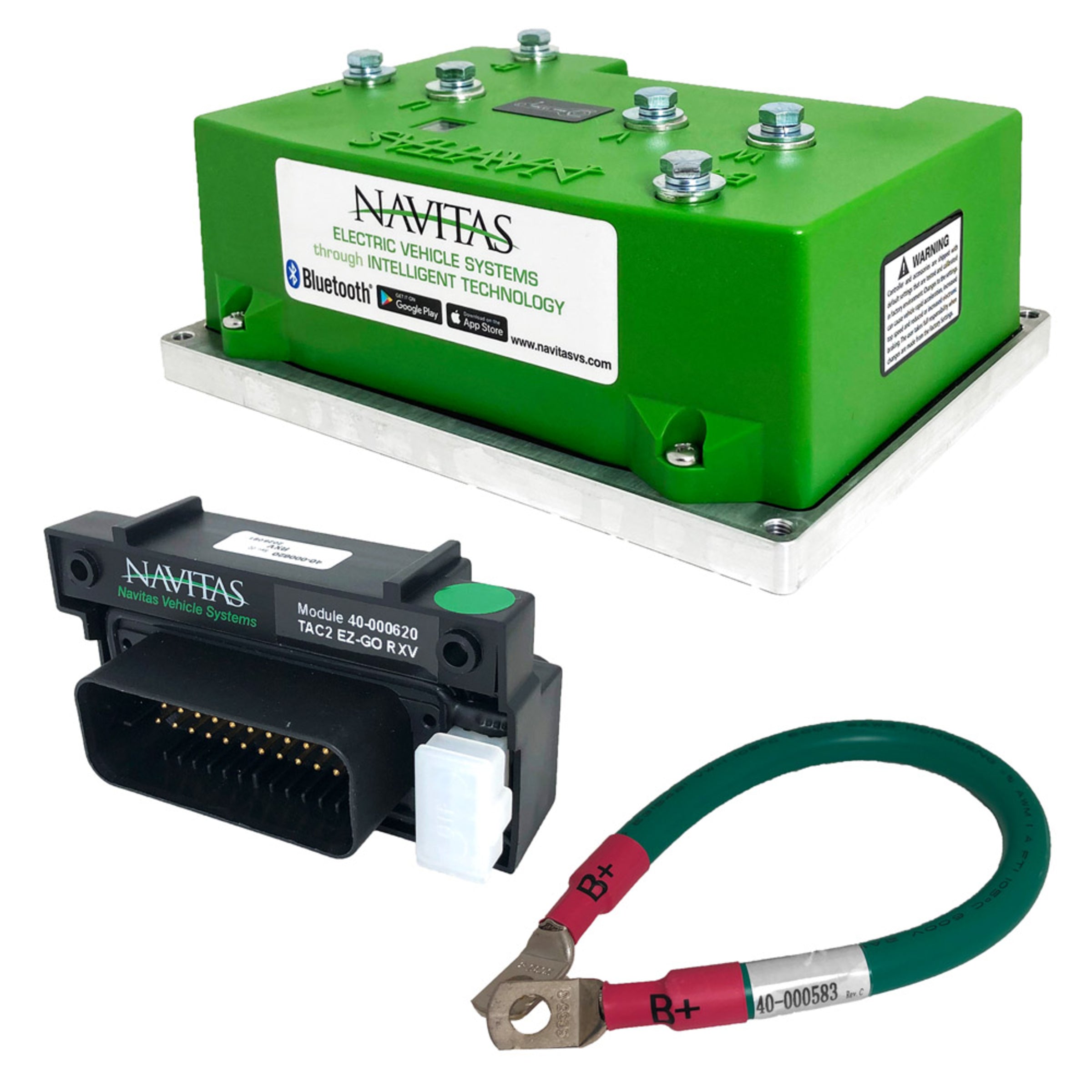 Navitas 440 Amp TAC2 Controller Upgrade for EZGO RXV Elite with Samsun ...