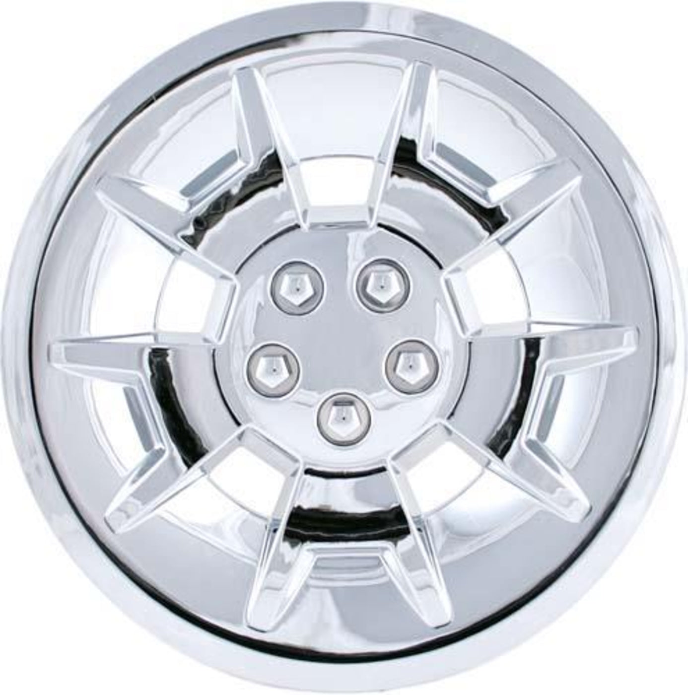 10″ Chrome Demon Wheel Cover – SoFlo Carts