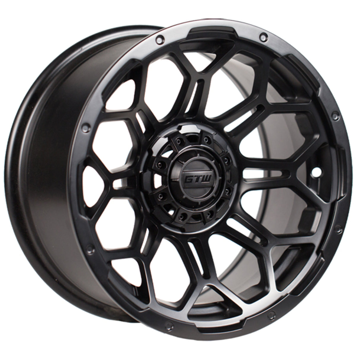 14″ GTW® Bravo Wheel (Matte Black) – SoFlo Carts