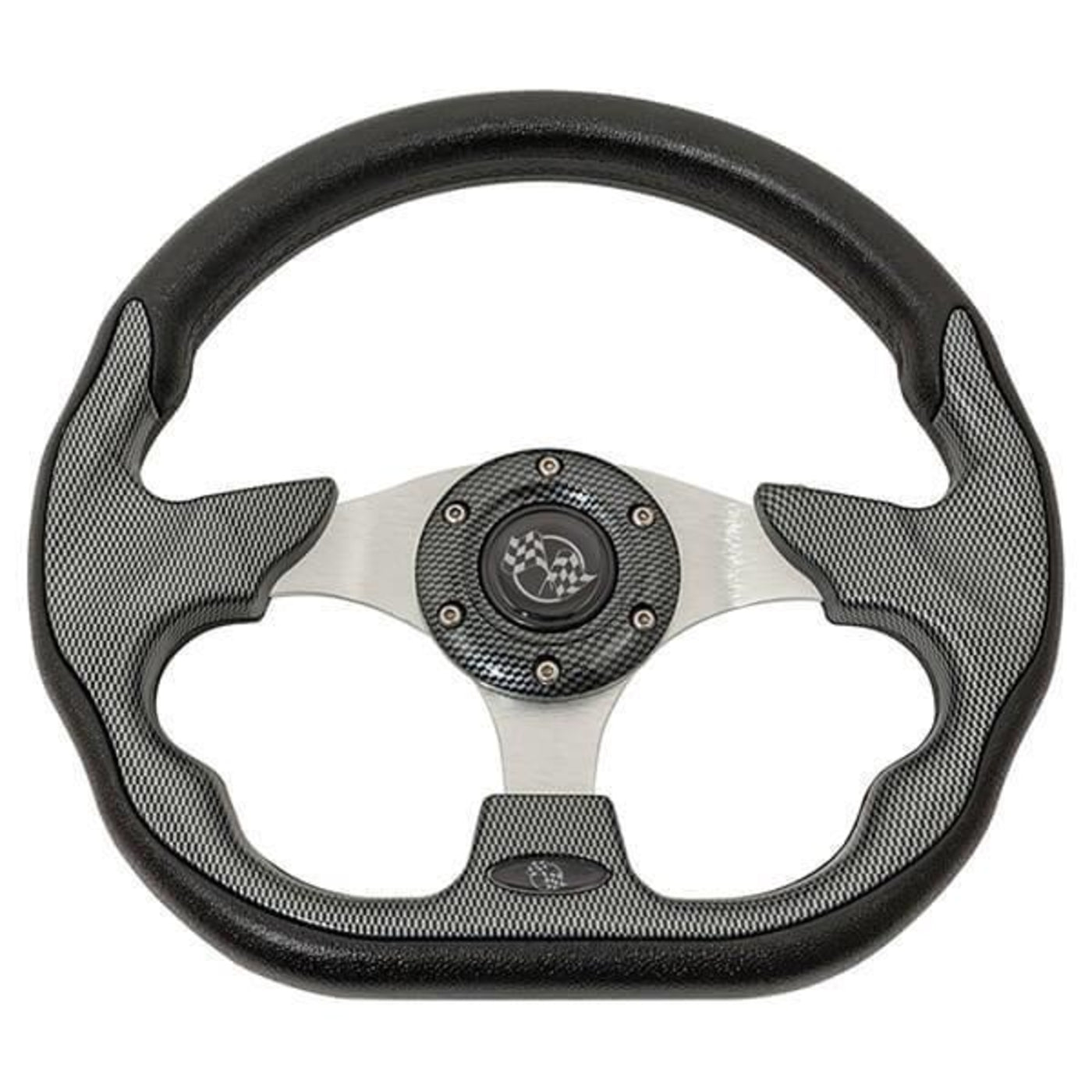 Carbon Fiber Racer Steering Wheel Soflo Carts