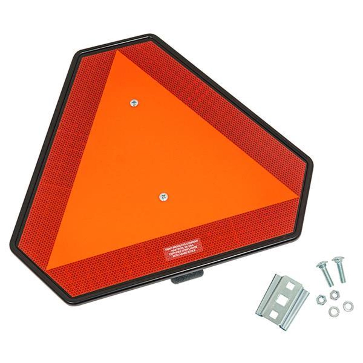 Plastic Slow Moving Vehicle Triangle With Spade Mount Kit - 25 Pack ...