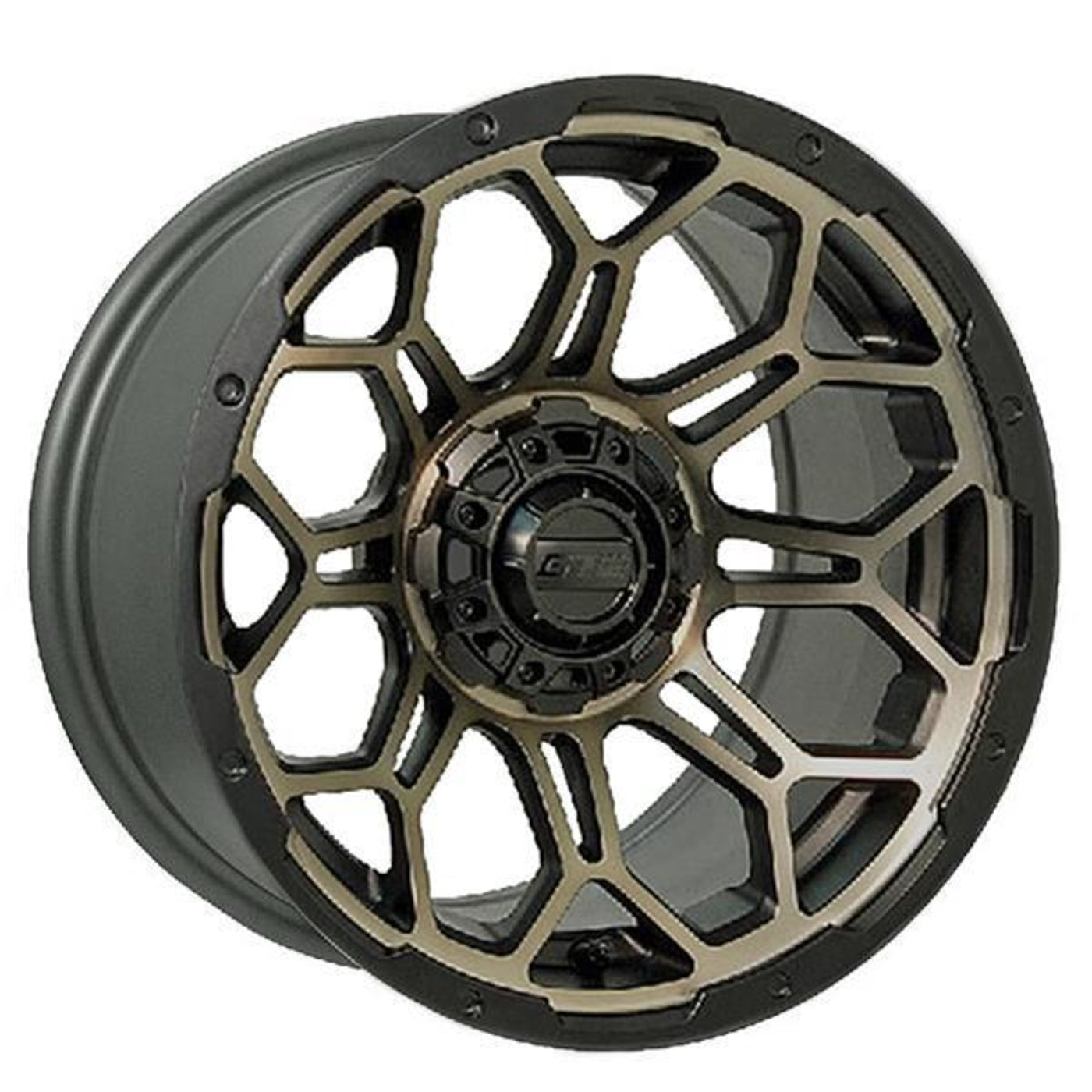 14″ GTW® Bravo Wheel (Matte Bronze-Tint) – SoFlo Carts